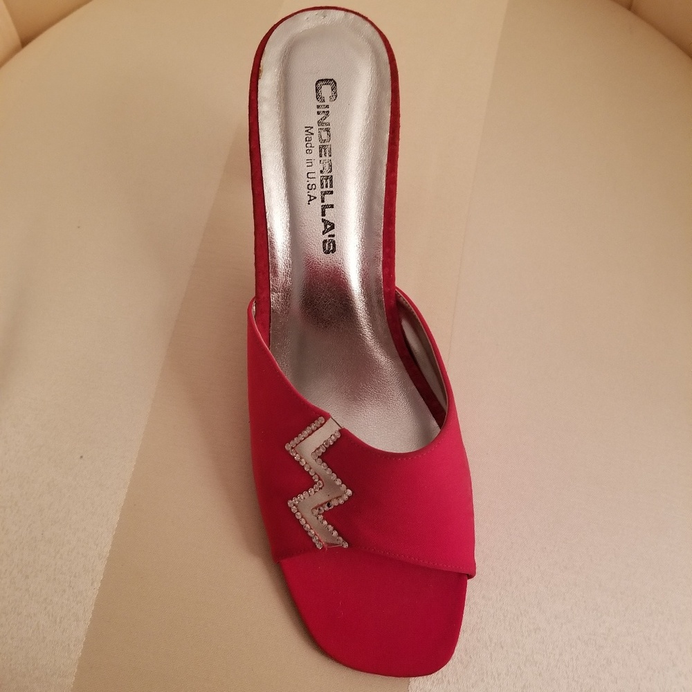 Red Cinderella Mule - Gem